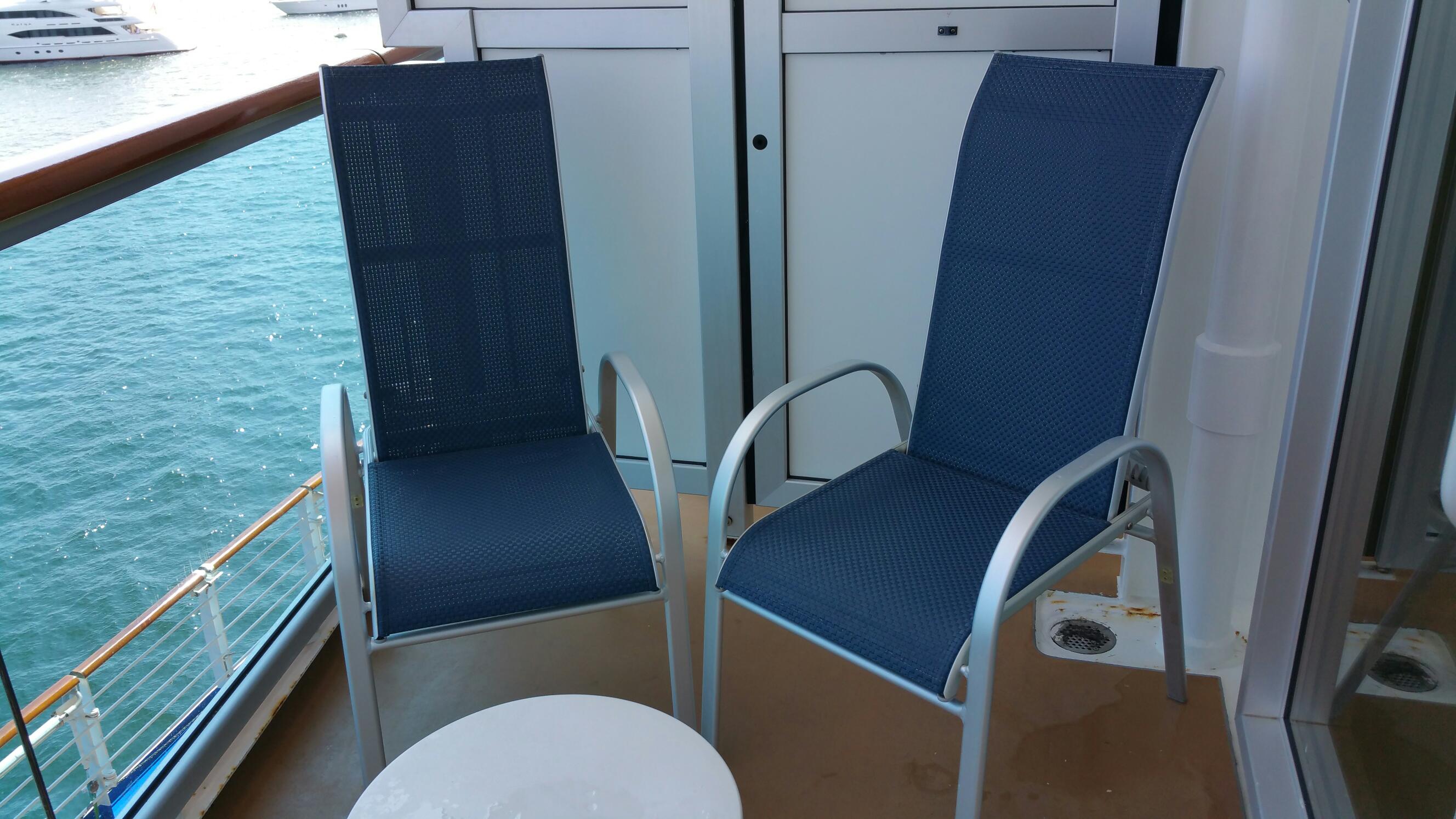 Balcony Cabin E412 on Royal Princess, category DV